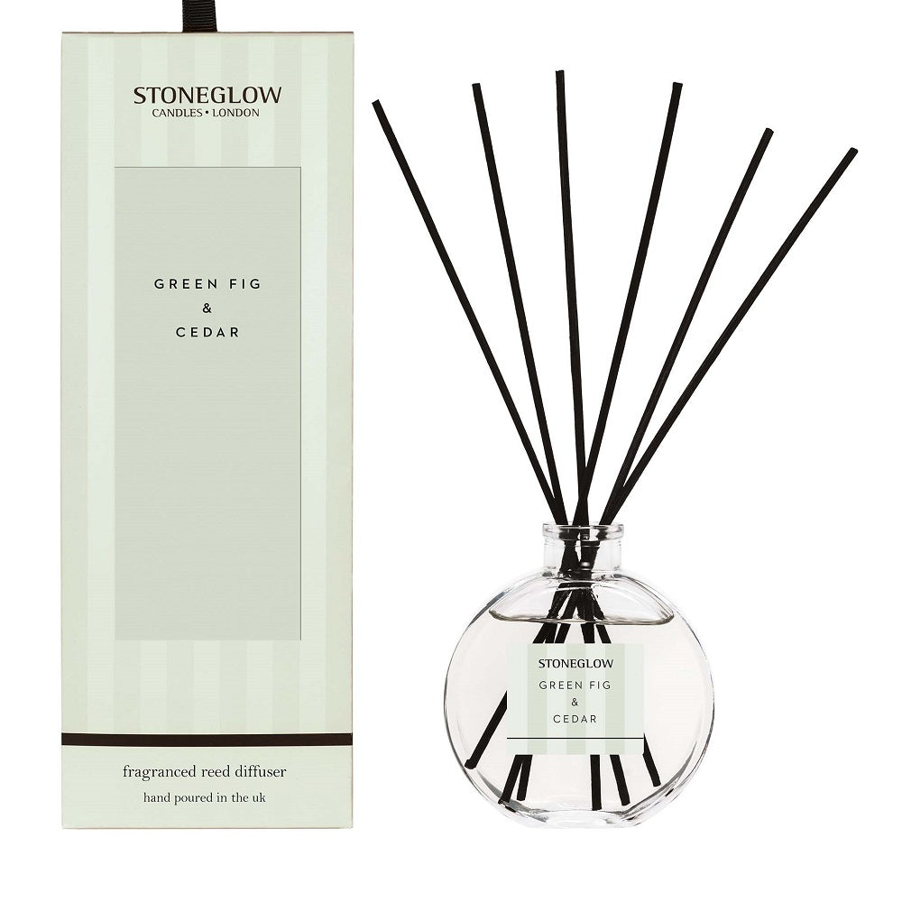 Green Fig and Cedar Reed Diffuser by Stoneglow – Loving Home